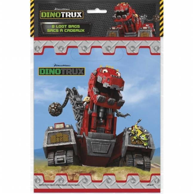 Dinotrux Party Loot Bags [8 per Pack] - Walmart.com
