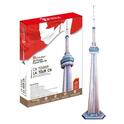 Cubic Fun - MC109H | CN Tower 48 Piece 3D Puzzle | Walmart Canada
