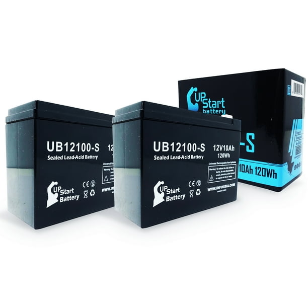 2 Pack 12V 10Ah Battery Replacement for Neuton Mowers CE5 Lawn Mower ...