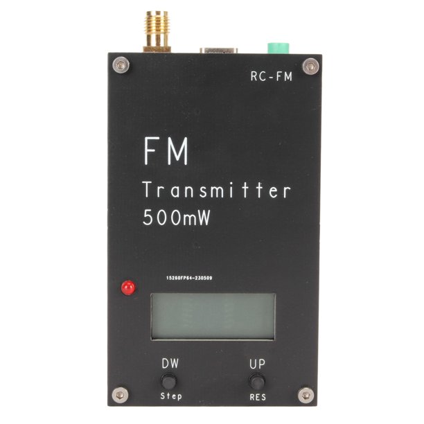 Transmitter, 500mW Transmitter 2000M 88-108MHz 500mA 3.5mm Input With ...