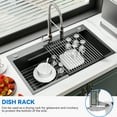 Dextrus 30-Inch Drop-In Kitchen Sink,Stainless Steel Workstation with ...