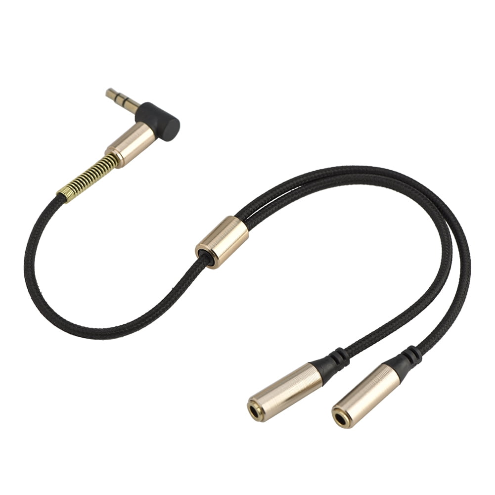 Greensen 3.5mm Audio Splitter Cable Stereo Audio 1 Male to 2 Female ...