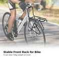 Universal Mount Steel Bike Front Rack Pannier for Mountain Bikes ...