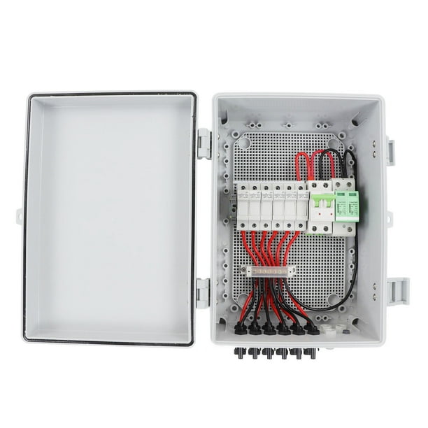 Solar Panel PV Combiner Box,Photovoltaic Combiner Box 6 Solar Combiner ...