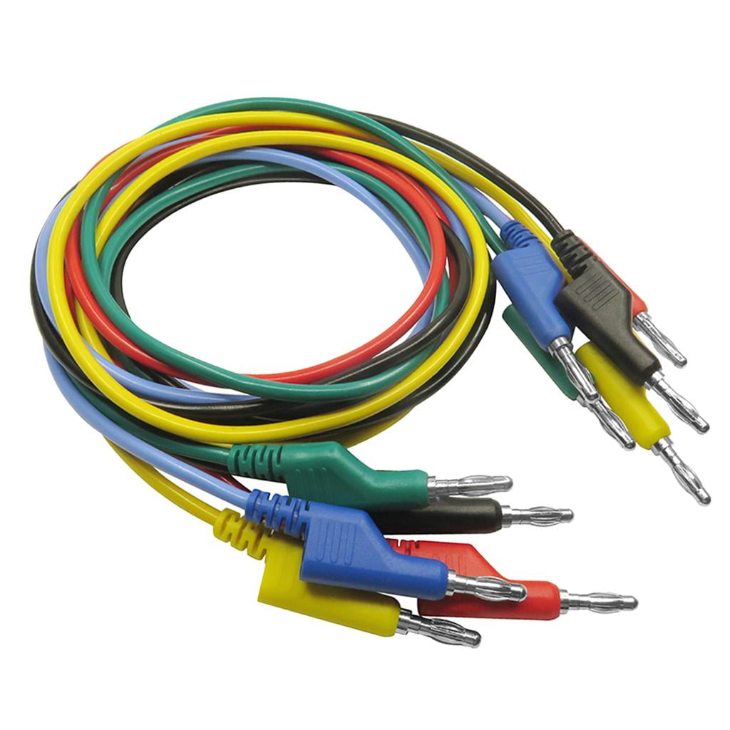 5 Colores Apilables, De Doble Extremo, 4 Mm, Conector , De Cables De ...