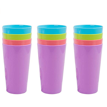 Red Rover Bamboo Kids' Cups, Set of 4 (Red, White, Grey, Blue ...
