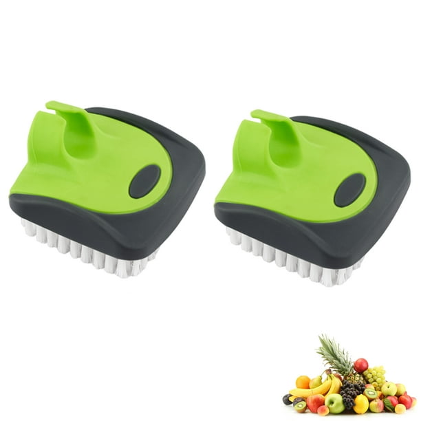 2pcs Vegetable Brush, Potato Brush Scrubber Veggie Cleaning Brush Food ...