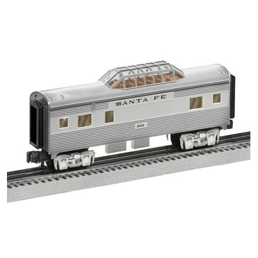 Lionel 684725 Santa Fe Add-On Vista Dome Train for Ready-to-Run Super ...