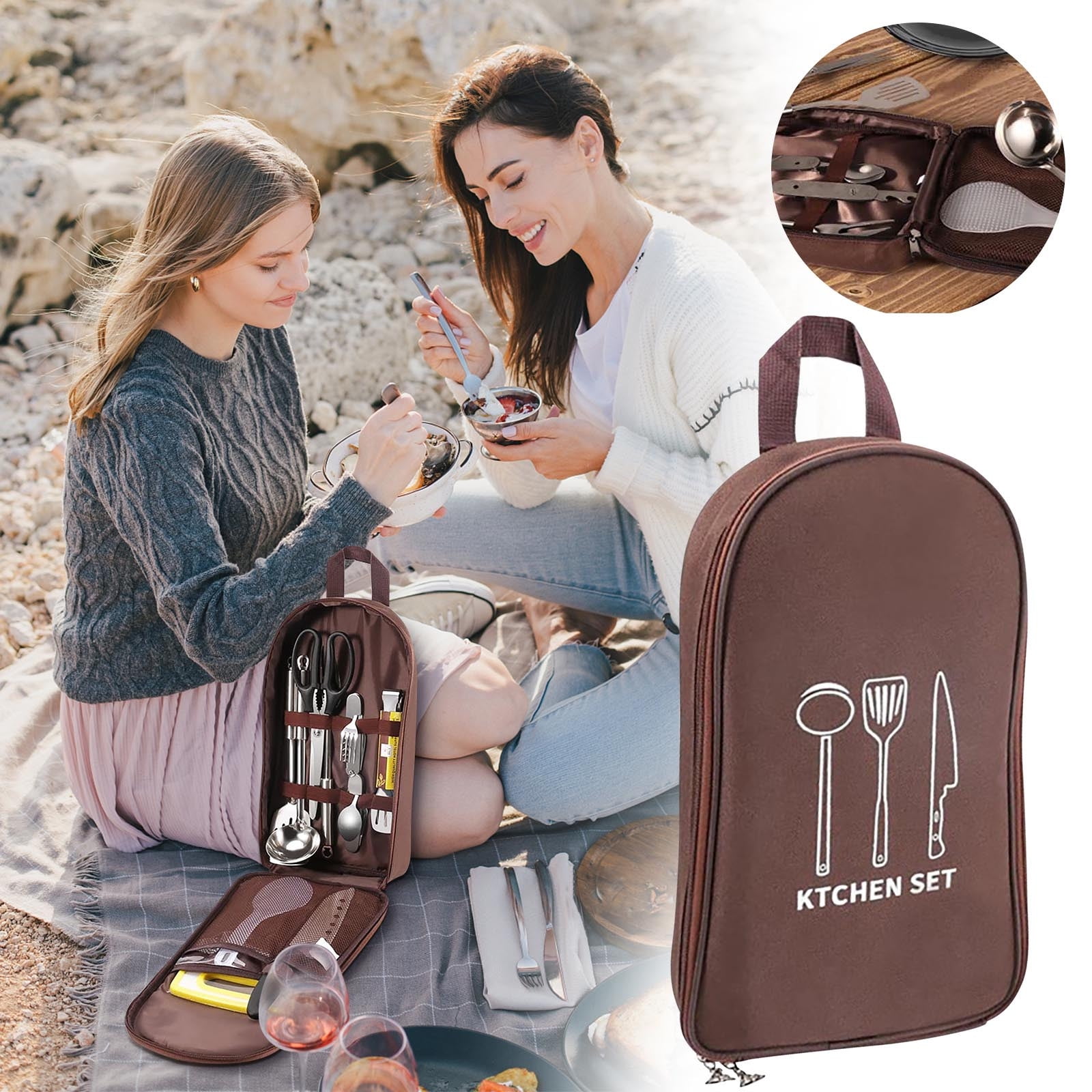 Click here for Egnmcr Camping & Hiking Outdoor Cookware Portable... prices
