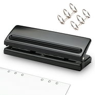 TUL Silver Discbound Hole Punch for Paper Notebooks, Office Supplies ...