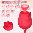Rose Sucking Vibrators For Women Clitoris Nipple Sucking Stimulator