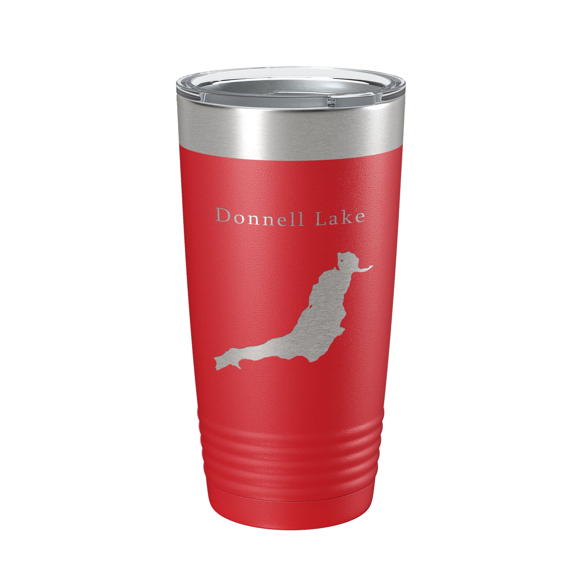 Donnell Lake Map Tumbler Travel Mug Insulated Laser Engraved Coffee Cup ...