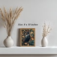 Affixzi Gothic Raven Decor Wall Art, Victorian Crow Pictures, Vintage ...