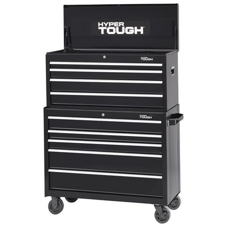 Hyper Tough 20-In 5-Drawer Rolling Tool Chest & Cabinet Combo w/ Riser ...