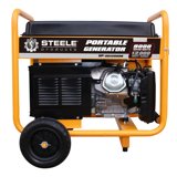 Steele Products 12,000-Watt Gasoline Powered Electric Start Portable ...