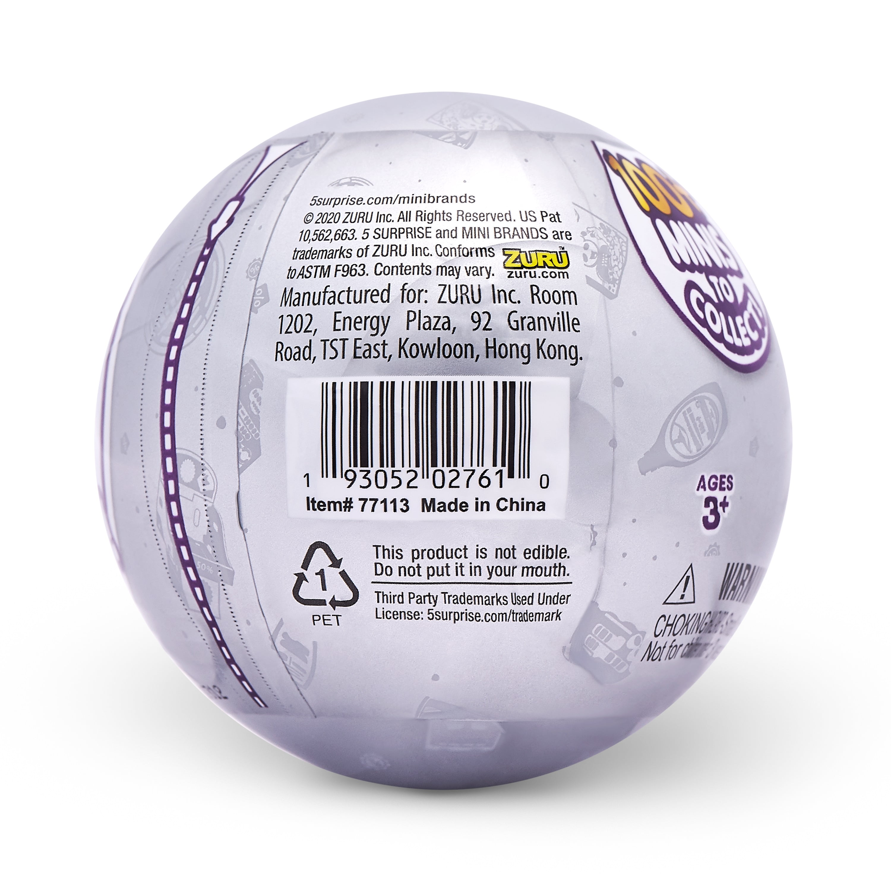 Buy 5 Surprise Mini Brands Series 3 Mystery Capsule Real Miniature ...