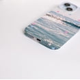 Blue Ocean Wave Tough Phone Case, Star Pattern Protective Matte Cover ...