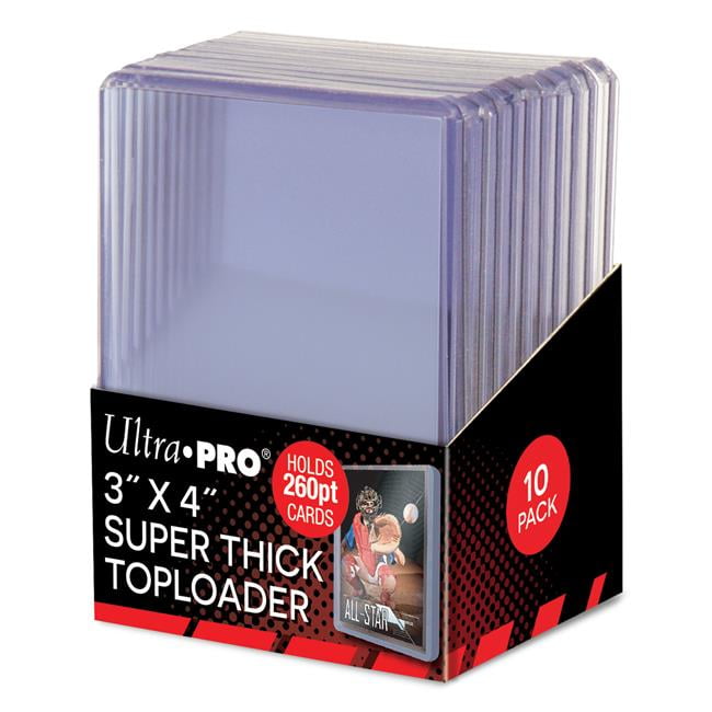 Click here for Ultra Pro Top Loader 3X4 260pt (10 Per Pack) prices