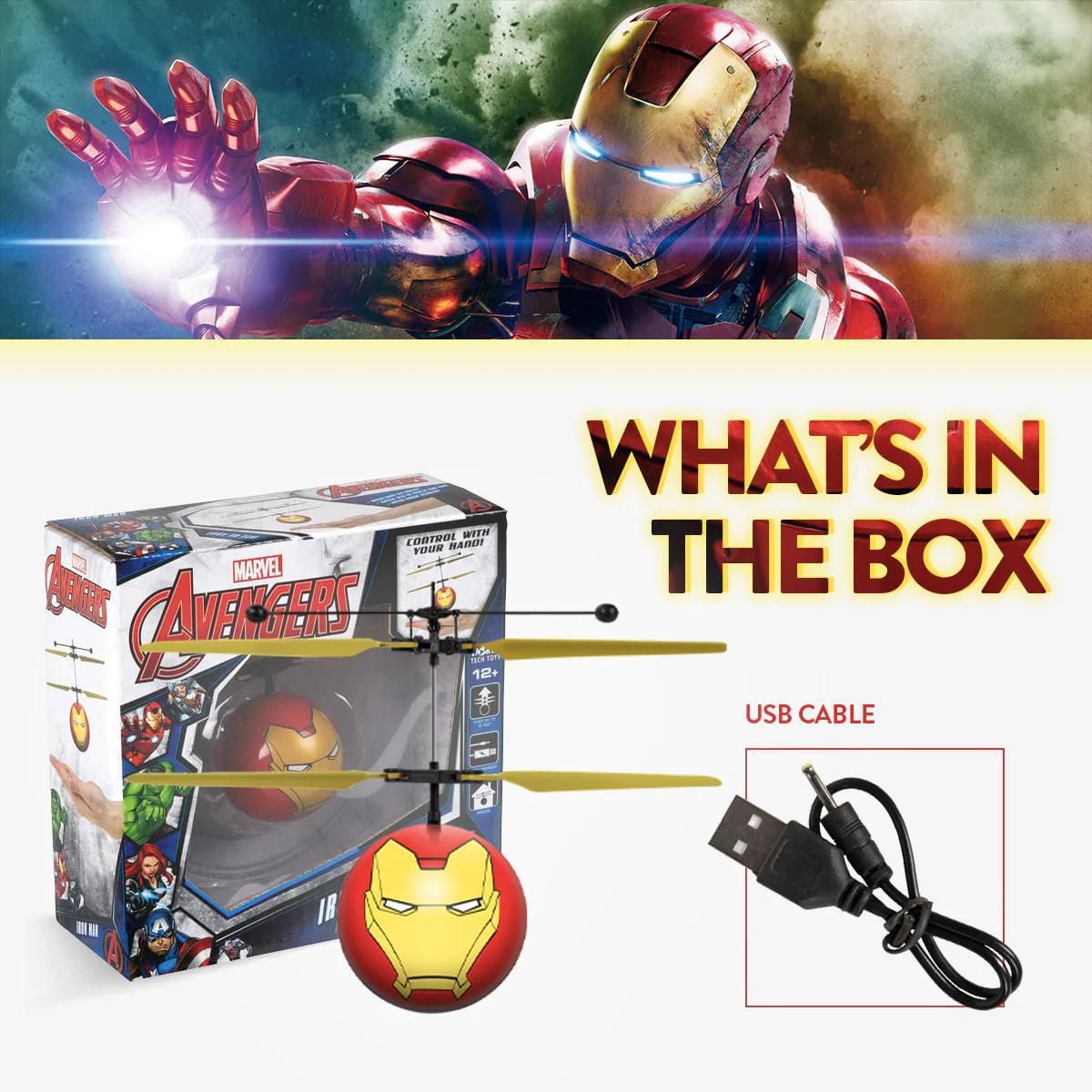 Click here for Marvel Avengers Iron Man Ir Ufo Ball Helicopter prices