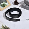Cowhide Leather Crocodile Skin Pattern Waist Belts for Men Black ...