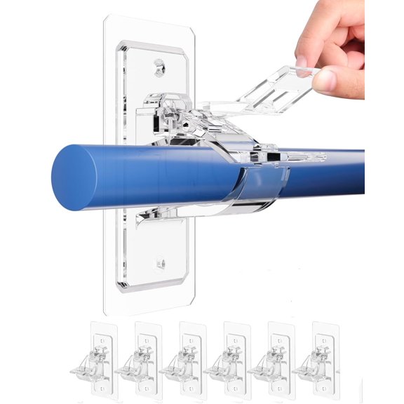 Idea Works Instant Up Curtain Rod Holders - Walmart.com