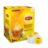 Unsweetened Lipton Natural Energy Premium Black Tea - Keurig K-Cup Pods ...