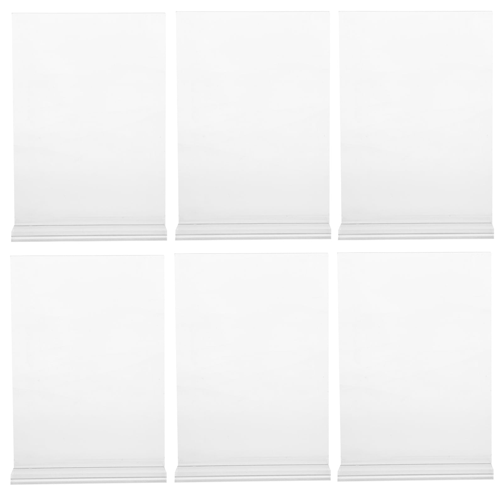 Click here for Ounona 6pcs Acrylic Sign Holder Clear Menu Display... prices