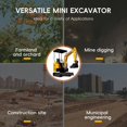 1.5 Ton Mini Excavator 13.5HP 420CC B&S Engine Small Digger with 8pcs ...