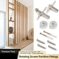 Space Saving Rotating Shaft Hinges 360 Concealed Pivots Multipurpose ...