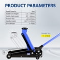 Hydraulic Trolley Low Profile and Steel Racing Floor Jack with Quick ...
