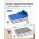 iDOO Queen Headboard Air Mattress, 18" Airbeds with Built-in Pump - Walmart.com
