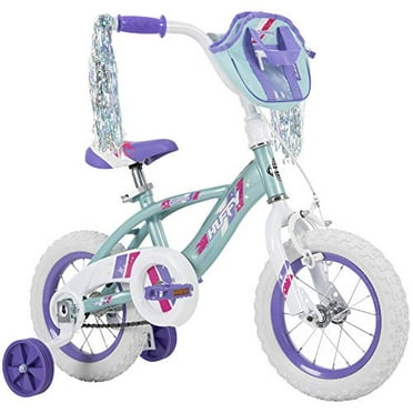 Disney Princess 12" Girls' Pink Bike with Doll Carrier, by Huffy ...
