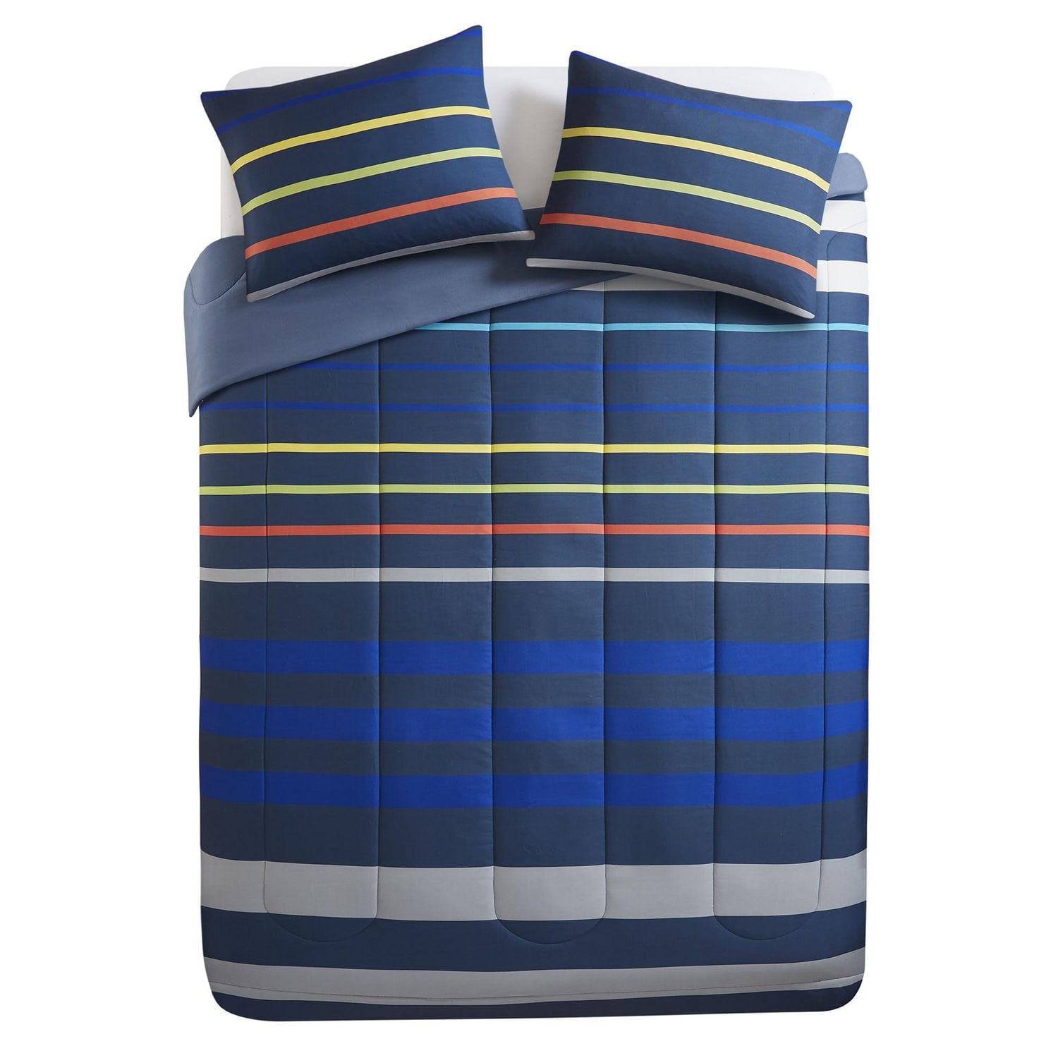 Click here for Mainstays Kids Stripes Comforter Set prices