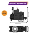 Bupek Side View Mirror Power Folding Assembly Motor DIY Replace for ...