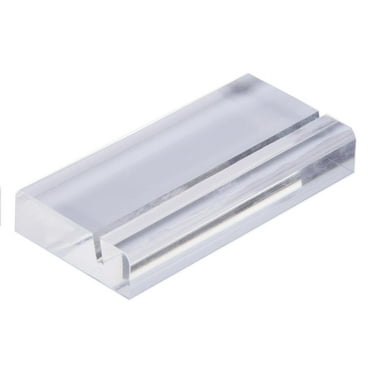 48-Pocket Wall Mount Business Card Holder Rack - Black Acrylic ...