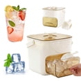 Ice Tray with Press-Release Handle and -Layer Design for Space-Saving ...