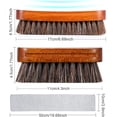 3 Pieces Horsehair Shoe Polishing Dauber Kit Shine Brush Shoe Care ...