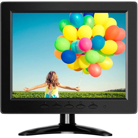 cioeupo 8 inch Small LCD Monitor 800x600 Security CCTV Monitor Small ...