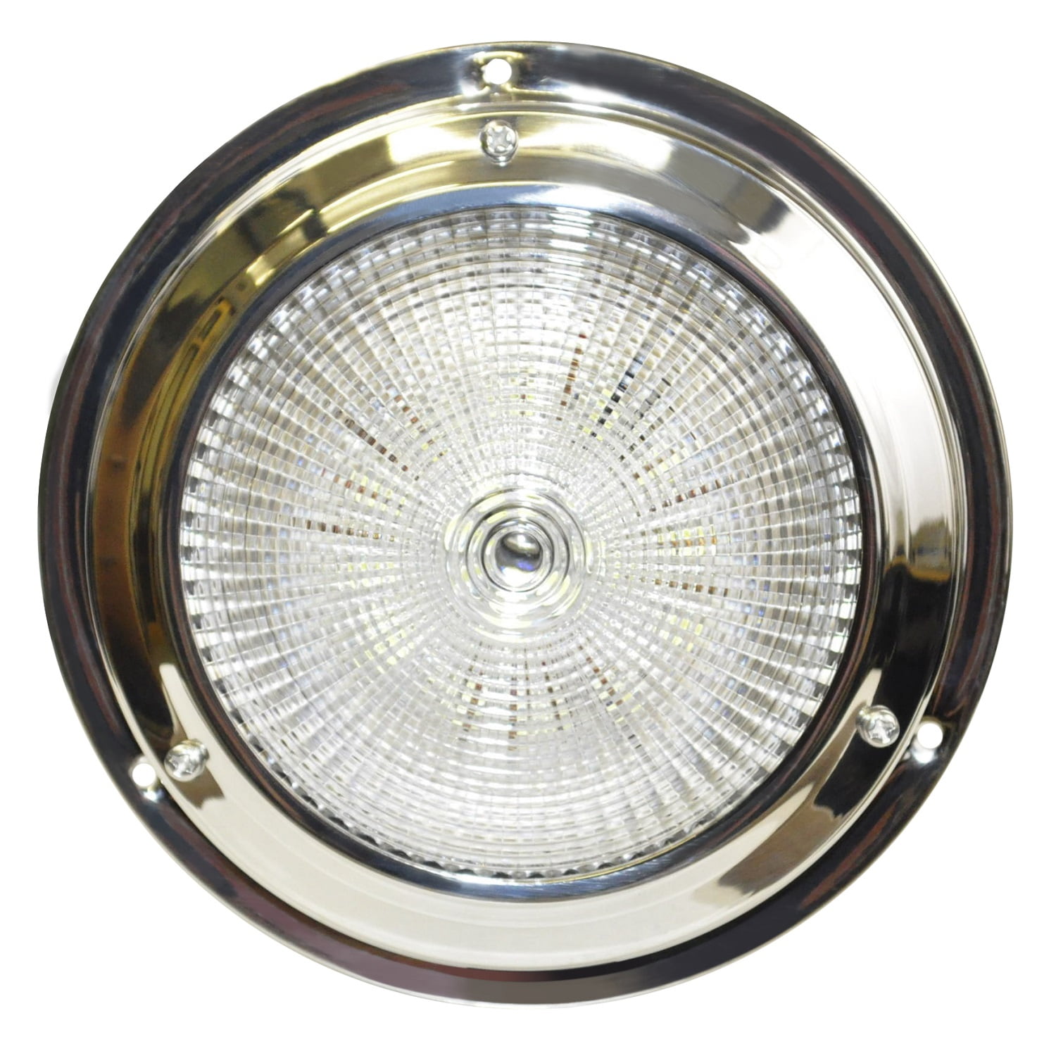SeaSense 5-1/2in Dome 18 LED White Stainless Steel Light - Walmart.com ...
