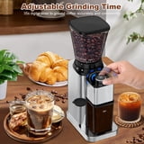 Conical Burr Coffee Grinder Anti-Static Electric Coffee Bean Grinder ...