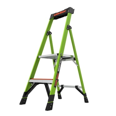 Louisville Ladder FXP1703 3 ft. Fiberglass Platform Ladder, Type IA ...