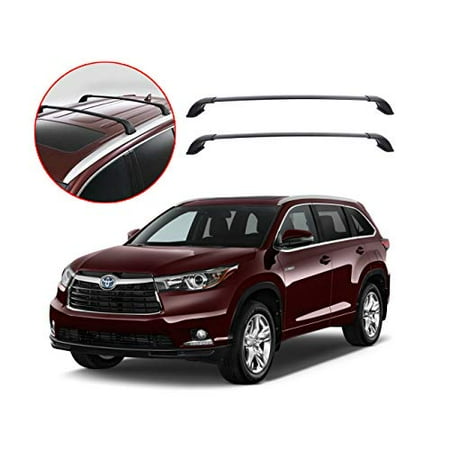ROKIOTOEX Roof Rack Crossbars Fit 2015-2019 Toyota Highlander LE PLUS ...