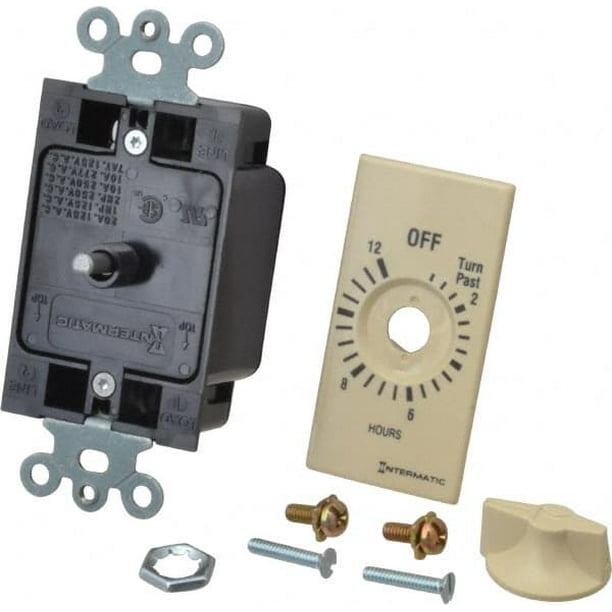 Intermatic 12 hr Indoor Analog Spring-wound Mechanical Timer 125 VAC ...