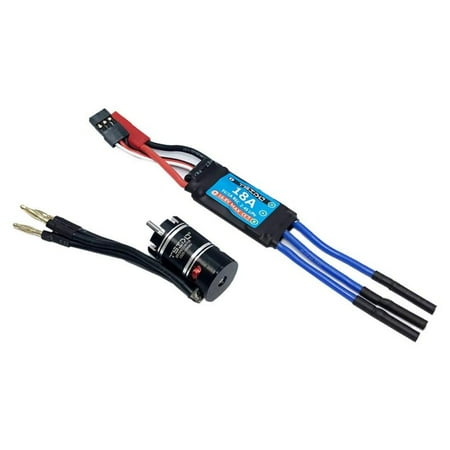 Brushless Motor 18A ESC Electric Speed Controller for RC Car ...