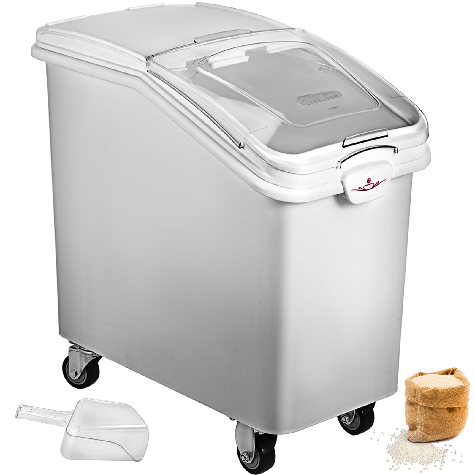 VEVORbrand 21 Gallon Ingredient Bin with Scoop 400 Cup Ingredient Bin ...