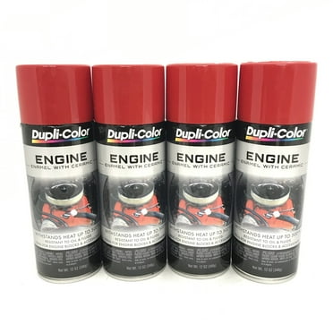 Duplicolor DE1601 Engine Enamel with Ceramic - 12 oz Aerosol Can ...