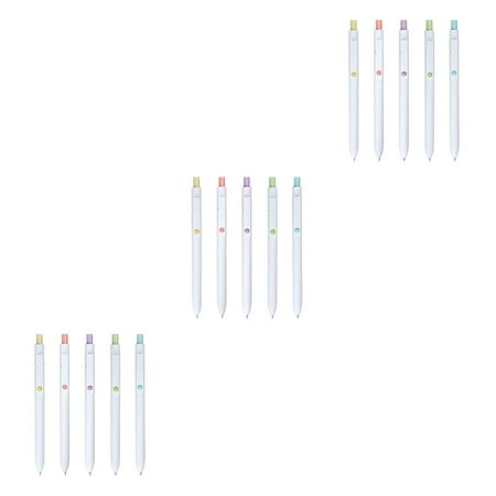 QualitChoice 5 Pieces Fast Dry Ink Pen with Clip Portable Retractable ...