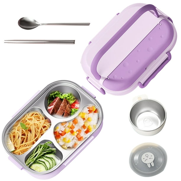 Stainless Steel Lunch Box For Kids Compartment Food Container With ...