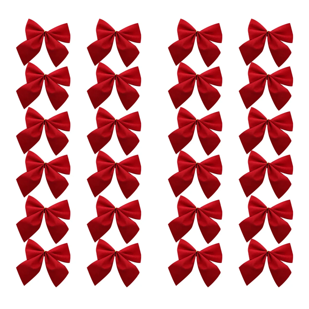 36 Pack Red Wreath Bows for Christmas Outdoor Decorations, Bomutov ...