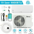 Zimtown 11000BTU Wifi Enabled 17Seer Mini Split Air Conditioner ...